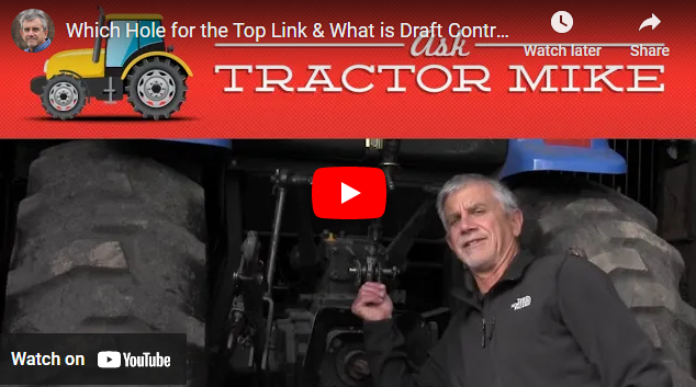 Tractor Top Link and Draft Control Tractor Ranch Company Phoenix, AZ ...