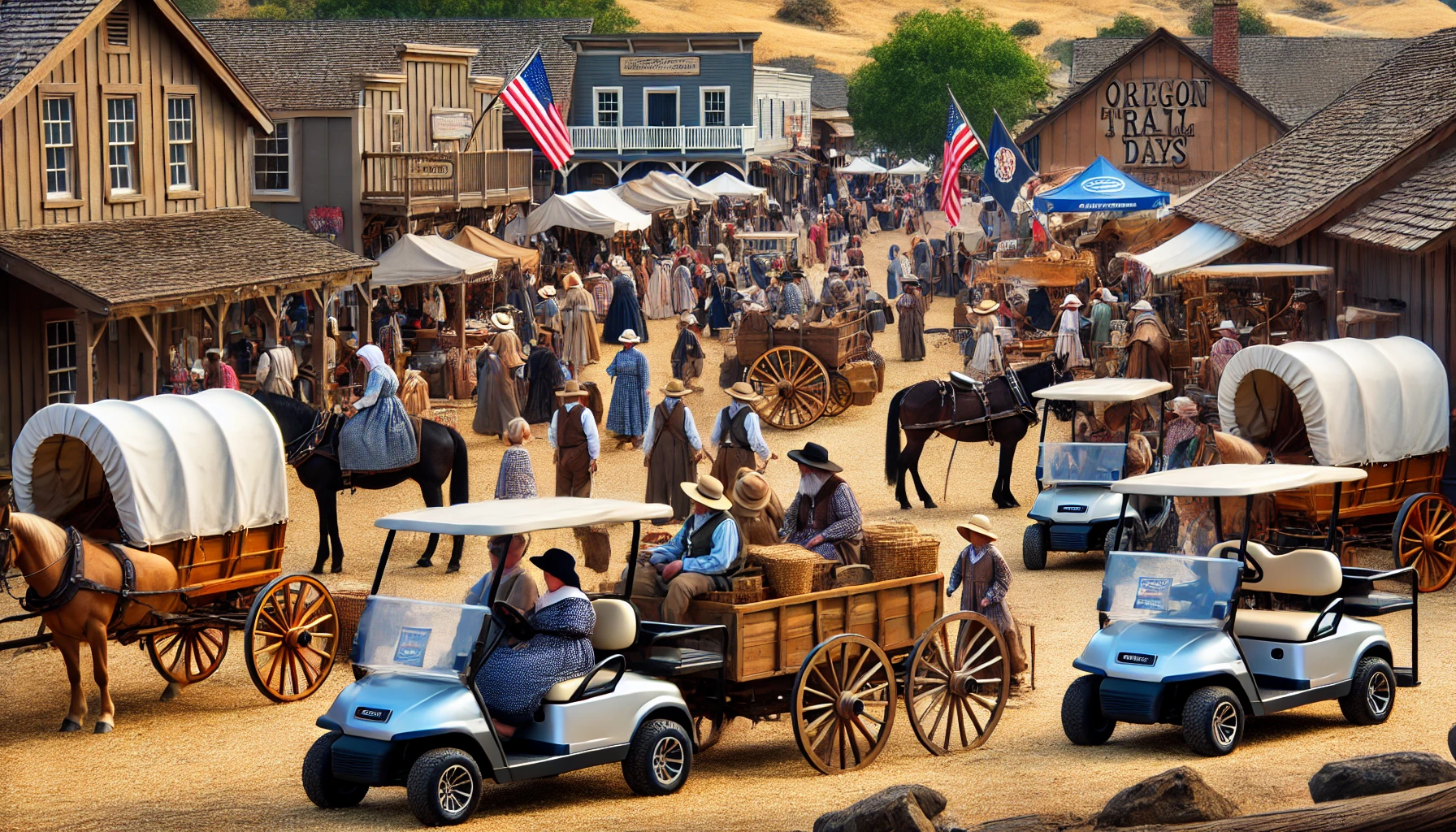 Oregon Trail Days: Embracing Tradition and Modernity with Golf Cars