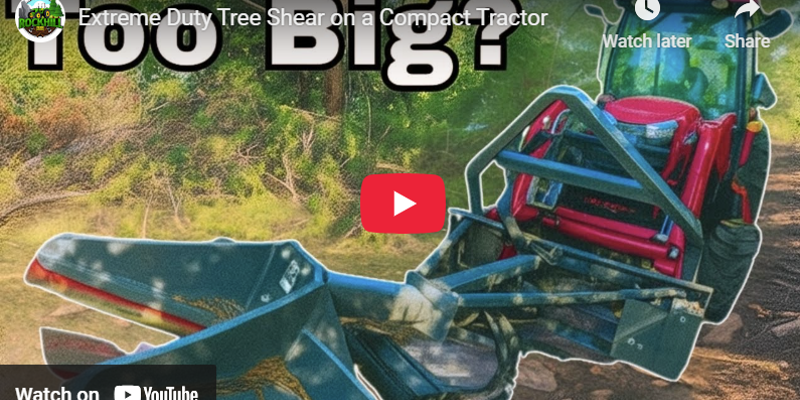 Extreme Duty Tree Shear On a Tractor Tractor Ranch Company Phoenix, AZ ...