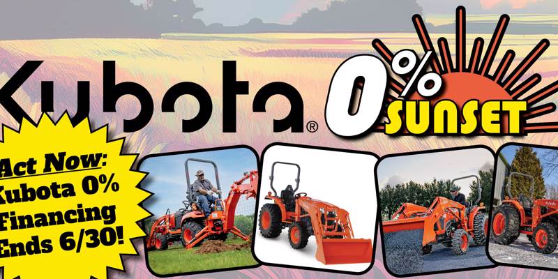 Kubota 0% Sunset Eagle Power Kubota - Doylestown Location Doylestown, PA (215) 348-9041