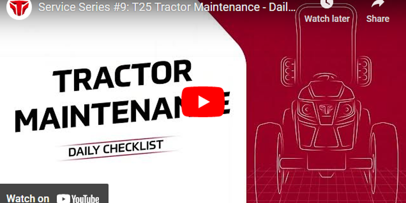 TYM T25 Tractor Maintenance Explained Tractor Ranch Company Phoenix, AZ (602) 734-9944