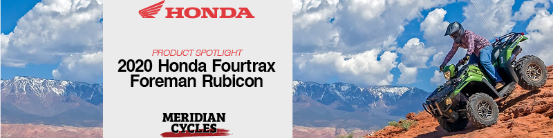 Product Spotlight: 2020 Honda FourTrax Foreman Rubicon