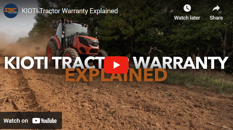 KIOTI Tractor Warranty Explained Tractor Ranch Company Phoenix, AZ (602) 734-9944