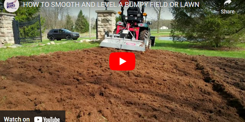 How to Level a Lawn or Field with a Tractor Tractor Ranch Company ...
