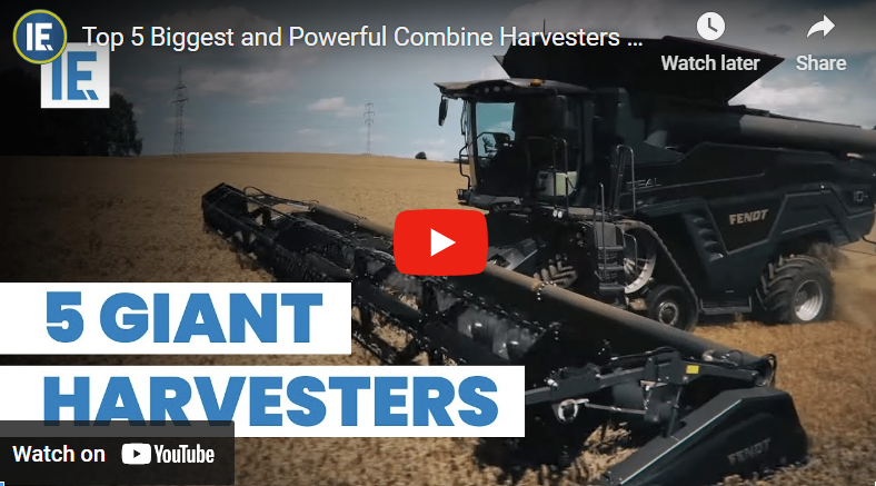 Biggest and Powerful Combine Harvesters Tractor Ranch Company Phoenix ...
