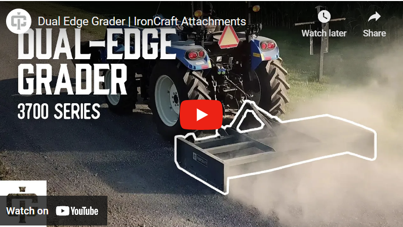 IronCraft Dual Edge Grader Explained Tractor Ranch Company Phoenix, AZ ...
