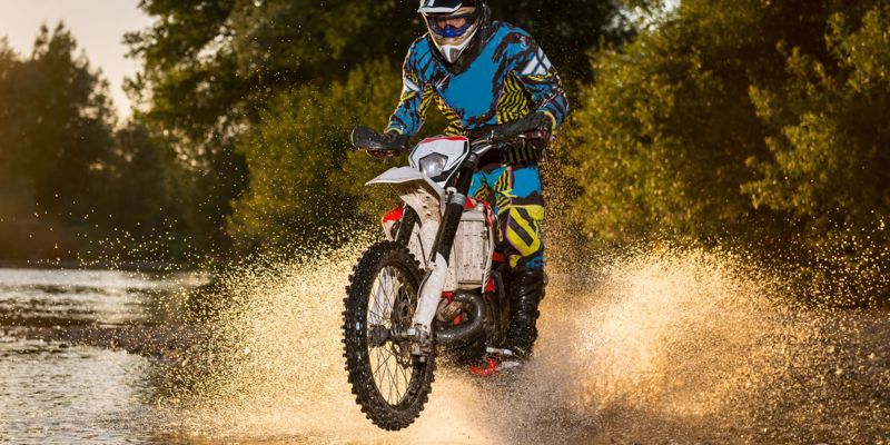 How Deep Can a Dirt Bike Go in Water?