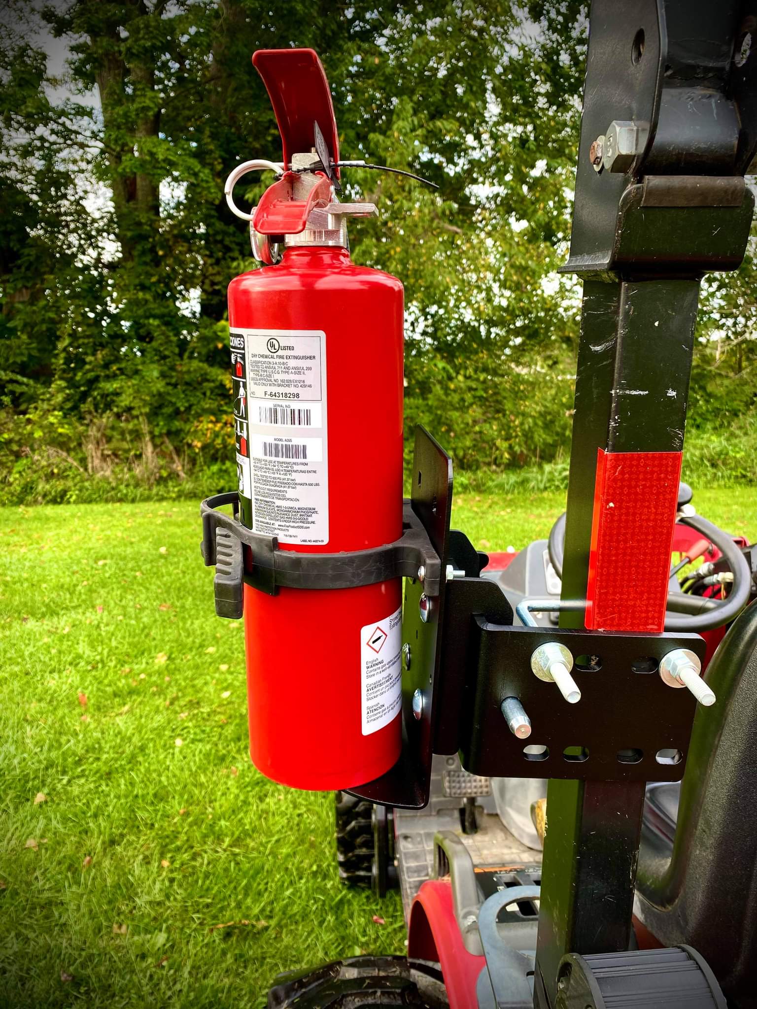 Mounting a Tractor Fire Extinguisher Tractor Ranch Company Phoenix, AZ ...