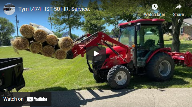 TYM Tractor T474 HST 50 Hour Service Tractor Ranch Company Phoenix, AZ ...