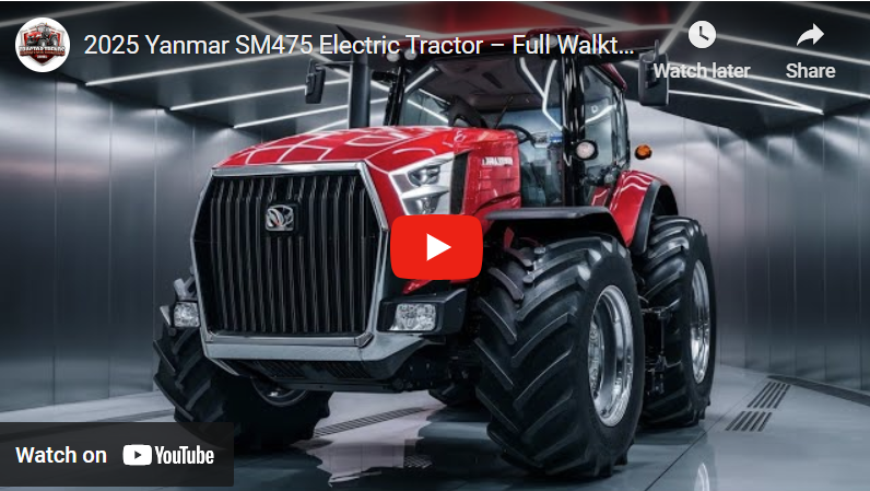 2025 Yanmar SM475 Electric Tractor Walkthrough & Test Drive Tractor ...