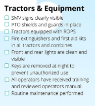 Tractor Daily Inspection Checklist Tractor Ranch Company Phoenix, AZ ...