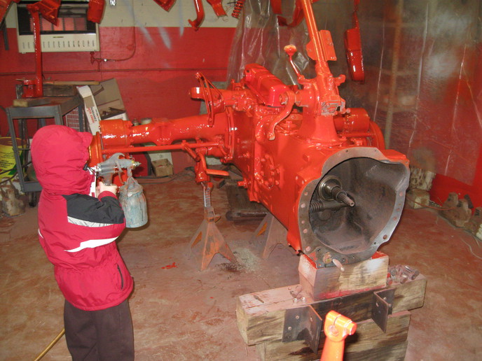 Prepping a Tractor for Paint Tractor Ranch Company Phoenix, AZ (602 ...