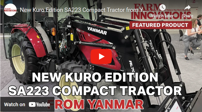 New Kuro Edition Yanmar SA223 Compact Tractor Tractor Ranch Company ...