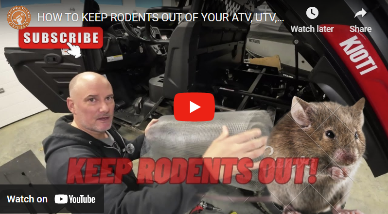 Keeping Rodents Out of a UTV, ATV, and Tractor Tractor Ranch Company ...