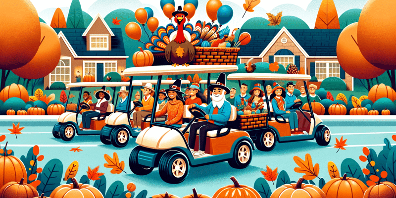 How to Plan a Thanksgiving Golf Car Parade in Your Community