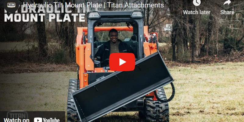 Understanding the Hydraulic Tilt Mount Plate Tractor Ranch Company ...