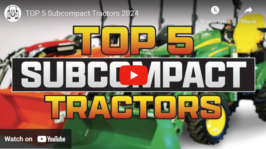 Top 5 Subcompact Tractors Tractor Ranch Company Phoenix, AZ (602) 734-9944
